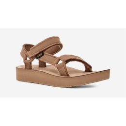 Teva Midform Universal Canvas Damen Sandalen In Beige
