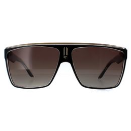 Carrera Schild Unisex Schwarz Gold Braun Polarisiert 22