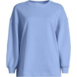 LANDS' END Leichtes Sweatshirt in Petite-Gr&ouml;&szlig;e, Damen, size: petite, Blau, Baumwolle, by Lands' End