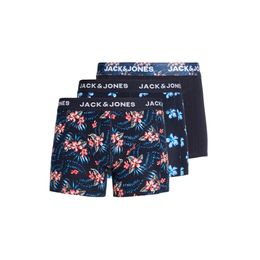 Jack & Jones Jack & Jones Boxershorts 'JACLAMINE' Herren Gr&ouml;&szlig;e L hellblau / dunkelblau / rot / wei&szlig;