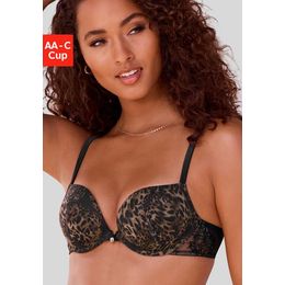Lascana Push-up-BH mehrfarbig Gr. 90B. Mit B&uuml;gel