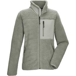 Killtec KOW 23 Damen Sherpa-Fleecejacke gr&uuml;n 36 - Damenjacken
