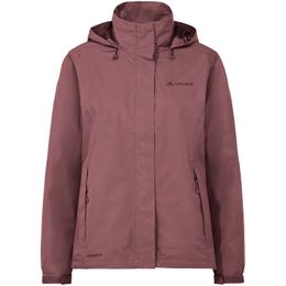 Vaude Escape Light Damen Regenjacke dunkelrot 50 - Damenjacken