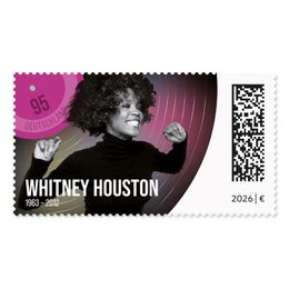 Whitney Houston, Briefmarke zu 0,95 &euro;, 10er-Bogen