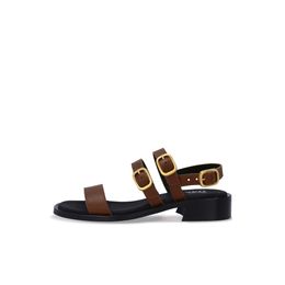 nae Vegan Shoes Strap Sandals 'VERA' female size 37 Brown