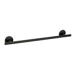 Sch&ouml;ner Wohnen Kollektion Sch&ouml;ner Wohnen Kollektion Badetuchstange 'Meleto' Edelstahl schwarz matt 60 cm, Klebemontage