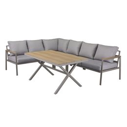 toom Loungem&ouml;belset 'Mia' f&uuml;r 6 Personen Aluminium