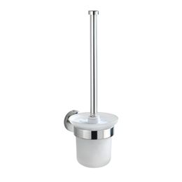 Wenko WC-B&uuml;rstengarnitur 'Bosio Shine' gl&auml;nzend, mit Wandhalterung