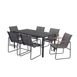 Gartenm&ouml;belset 'Samira' f&uuml;r 6 Personen Stahl