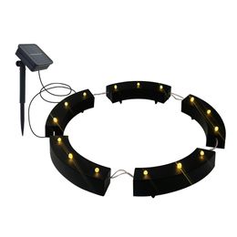 toom Solar-Lichterkette 8 lm tageslichtwei&szlig; IP 44 &Oslash; 30 x 3,5 cm