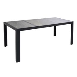 Gartentisch 'Chiara' Aluminium/Keramik 90 x 74 x 195 cm