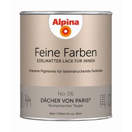 Alpina Feine Farben 'D&auml;cher von Paris' taupe matt 750 ml