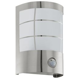 Eglo Au&szlig;enwandleuchte 'Cerno 1' mit Bewegungssensor 4,9 W 470 lm warmwei&szlig; IP 44 13,5 x 20 cm