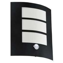 Eglo Au&szlig;enwandleuchte 'City' mit Bewegungssensor 40 W IP 44 x 26 cm
