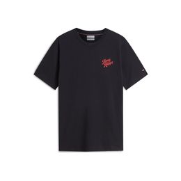 TOMMY HILFIGER Shirt 'IC' male size M Pastel blue / Red / Black
