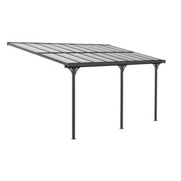 WESTMANN Terrassen&uuml;berdachung 'Bruce' Aluminium schwarz 300 x 556 x 270 cm