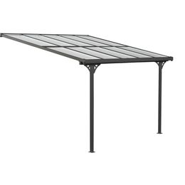 WESTMANN Terrassen&uuml;berdachung 'Bruce' Aluminium schwarz 300 x 313 x 270 cm