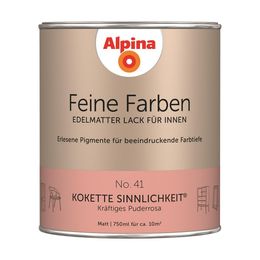 Alpina Feine Farben 'Kokette Sinnlichkeit' rosa matt 750 ml