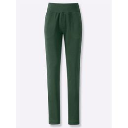 WITT Damen Jerseyhose mit angerauter Innenseite, moos, Gr&ouml;&szlig;e 38