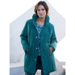 WITT Damen Outdoorjacke mit Schalkragen, petrol, Gr&ouml;&szlig;e 36