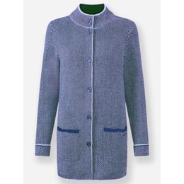 Jacquardstrickjacke