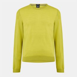HUGO BOSS - "Leno-P" Pullover f&uuml;r Herren (Leuchtend Gr&uuml;n)