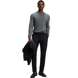 HUGO BOSS - "Leno-P" Pullover f&uuml;r Herren (Mittelgrau)