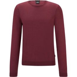 HUGO BOSS - "Leno-P" Pullover f&uuml;r Herren (Dunkelrot)
