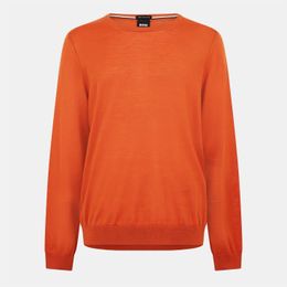 HUGO BOSS - "Leno-P" Pullover f&uuml;r Herren (Dunkel-Orange)
