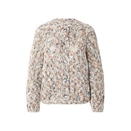 Rich & Royal Knit Cardigan 'Cardi' female size XL Light brown / Fir / Light orange / White