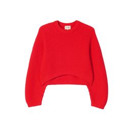 GOBI Cashmere Pullover 'Women's Oval-Sleeve Cropped Cashmere Sweater' Damen Gr&ouml;&szlig;e S/M feuerrot