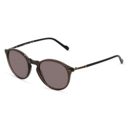 Vogue eyewear VO5432S | Herren-Sonnenbrille | Fassung: Vollrand, Panto, Acetat, Grau Transparent | Glasfarbe: Braun