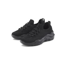 active by Lascana LASCANA ACTIVE Sneaker 'Halbschuh, Freizeitschuh, Turnschuhe, Slip-On-Sneaker,' schwarz Gr. 37 f&uuml;r Damen
