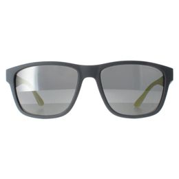 Armani Exchange AX4135S 81806G matt grau grau spiegeln silberne Sonnenbrille