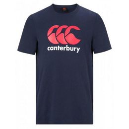 Canterbury Herren CCC Logo T-Shirt (Navy/Rot/Wei&szlig;)