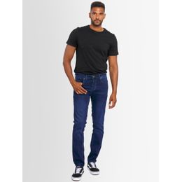 Alessandro Salvarini A. Salvarini Herren Jeans Slim Fit Stretch Denim 5-Pocket - Dunkelblau