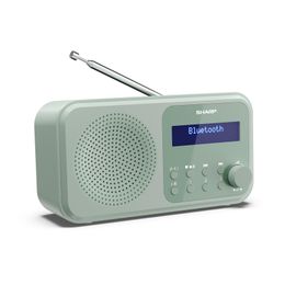 Sharp DR-P420 Tokyo DAB+ Digitalradio Bluetooth Lautsprecher UKW DAB Wecker Dual-Alarm gr&uuml;n