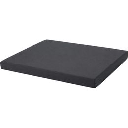 CLP Sitzkissen f&uuml;r Gartenstuhl Punjab 55x43 cm, Gartenstuhlauflage mit 5 cm Polsterung, Bezug mit Rei&szlig;verschluss