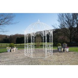 CLP Rosenpavillon aus Eisen Leila, Gartenpavillon im Jugendstil nostalgisch, Rankhilfe pulverbeschichtet f&uuml;r Kletterpflanzen und Rosen