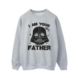 Star Wars - "I Am Your Father" Sweatshirt f&uuml;r Herren (Sportgrau)