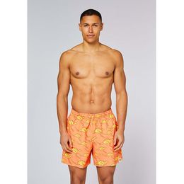 Chiemsee Badeshorts in Orange/ Gelb - 39% | Gr&ouml;&szlig;e XL | Herren-bademode-sport