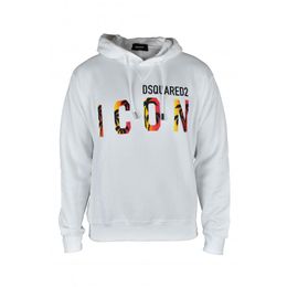 Dsquared2 Sweatshirt Hoodie Wei&szlig;