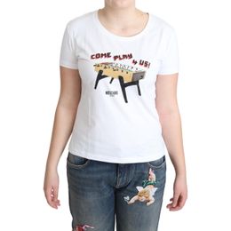 Moschino Tsh5069 Tischfu&szlig;ball T-Shirt