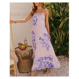 LA Angels Kleid in Hellrosa/ Blau - 56% | Gr&ouml;&szlig;e S | Damen-kleider