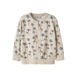 name it Sweatjacke "Henry" in Beige - 46% | Gr&ouml;&szlig;e 122/128 | Kinder-sweatshirts-jacken