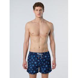 North Sails Badeshorts REPREVE&reg; mit Ozean-Print
