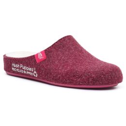 Hush Puppies Der gute Hausschuh Polyester Damen Bordeaux Hausschuhe