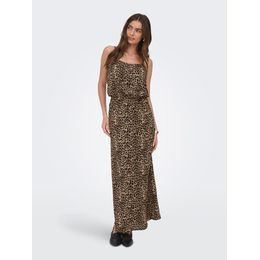 Only Kleid in Beige/ Schwarz - 25% | Gr&ouml;&szlig;e 40 | Damen-kleider