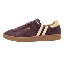 Patrick - "Monaco" Sneaker f&uuml;r Herren, Wildleder, Cupsohle (Dunkelbraun/Beige)