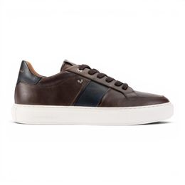 Martinelli Herren braune Ledersneakers Trainerschuhe &ndash; Hastings